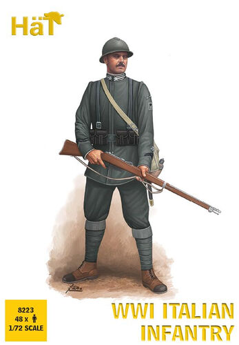 Hat 8223 Italian WWI Infantry (48 figures)