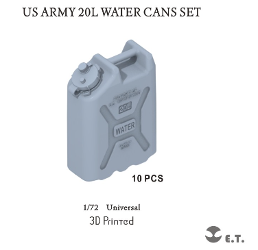 ET Model P72-003 US Army 20L Modern Water Cans Set