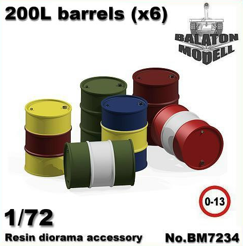 Balaton Modell BM7234 200L barrels (x6)