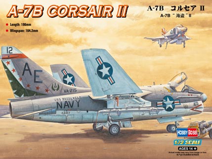 Hobby Boss 87202 A-7B Corsair II (Wings Not Foldable)