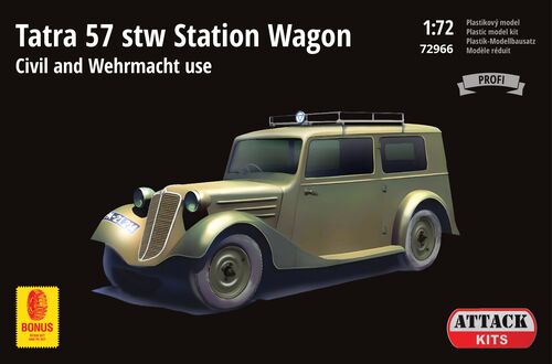 Attack 72966 Tatra 57 stw Station Wagon - Civil And Wehrmacht Use