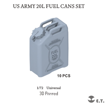 ET Model P72-002 US Army 20L Modern Fuel Cans Set