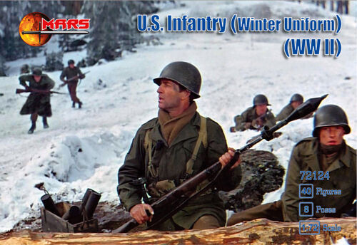 Mars 72124 US WWII Infantry in winter uniforms