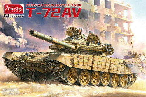 Amusing Hobby 35A041 Russian Main Battle Tank T-72 AV