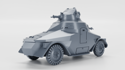 EMP3D 72011427 Samochód pancerny Skoda PA-III - zamknięty właz