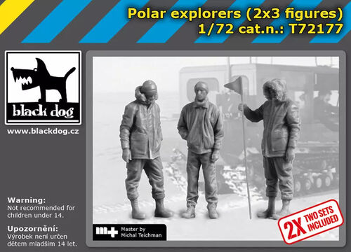 Black Dog T72177 Polar Explorers (2 x 3 Figures)