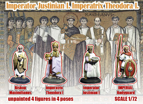 Linear-A 011S Imperator Justinian I and Theodora I