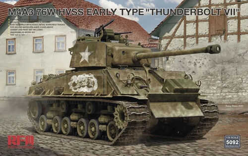 Rye Field Model RM-5092 M4A3 76W HVSS Early Type 'Thunderbolt VII'
