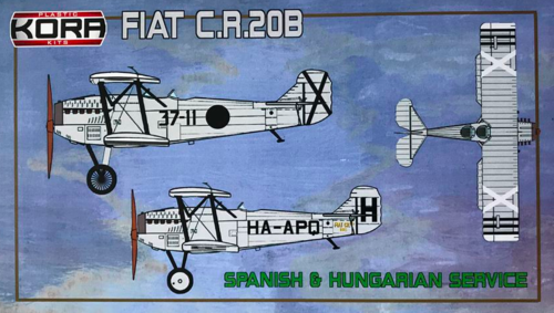 Kora Models KPK72118 FIAT CR.20B Spanish & Hungarian service