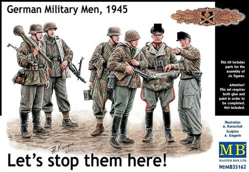 Master Box 35162 Let's stop them here! German Military Men, 1945