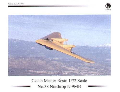 Czech Master Resin 72-5038 Northrop N-9MB - Flying Wing with Decals