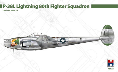 Hobby 2000 48028 P-38L Lightning 80th Fighter Squadron
