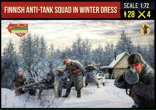 Strelets-R 24672 Finnish WWII Anti-Tank Squad in Winter Dress