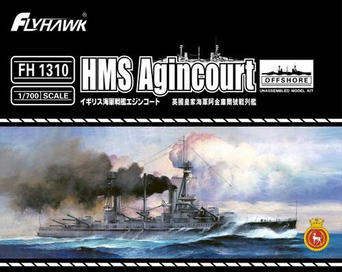 Flyhawk 1310 Brtish Battleship HMS Agincourt