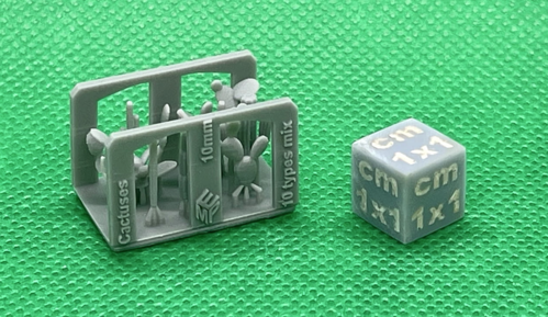 EMP3D 99160105 Kaktusy Mix - 10 różnych sztuk - 10 mm