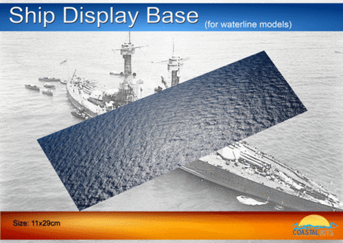 Coastal kits S220 Ship Display Base for waterline models 290 x 110mm