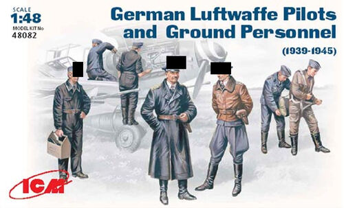 ICM 48082 WWII Luftwaffe Pilots and Ground Personnel 39-45