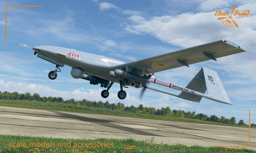 Clear Prop Models 4809 Bayraktar TB2
