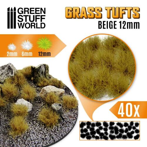 Green Stuff World 1348 Grass Tufts 12mm XL - Beige