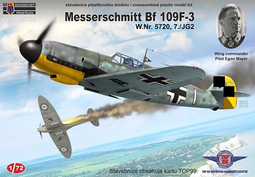 Kovozavody Prostejov CL72008 Messerschmitt Bf 109F-3 Egon Mayer