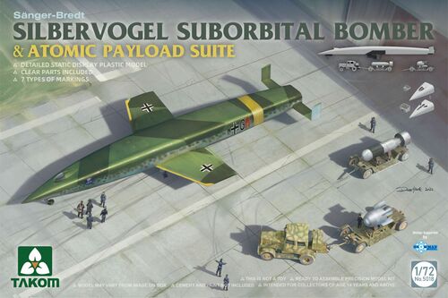 Takom 5018 Sänger-Bredt Silbervogel Suborbital Bomber & Atomic Payload Suite