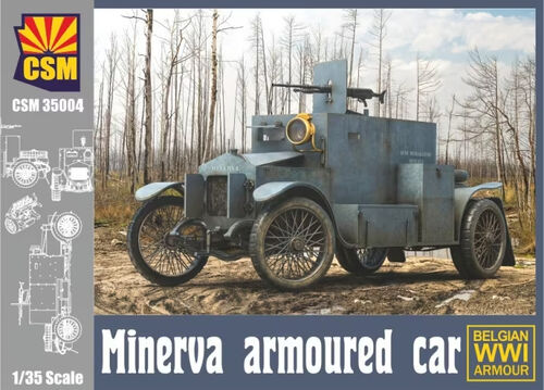 Copper State Models 35004 Minerva Armoured Car Belgian WWI Armour