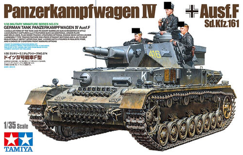 Tamiya 35374 German Tank Panzerkampfwagen IV Ausf.F