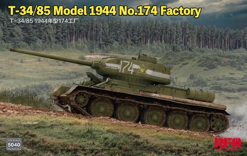 Rye Field Model RM-5040 T-34/85 Model 1944 No.174 Factory