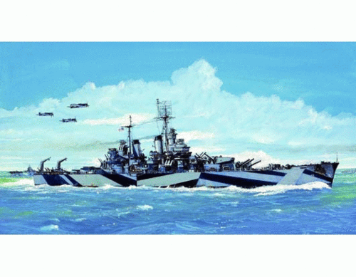 Trumpeter 05725 USS Baltimore CA-68 version 1944