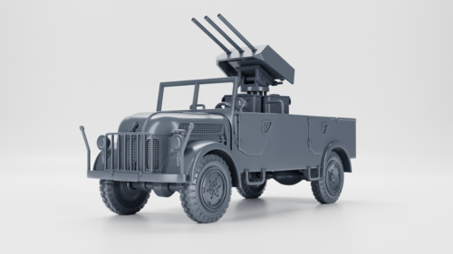EMP3D 72011241 Steyr 1500 z działkiem przeciwlotniczym Mg151