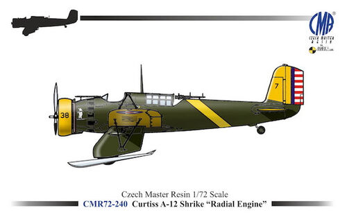 Czech Master Resin 72-240 Curtiss A-12 Shrike - Radial Engine