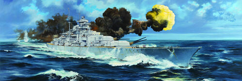 Trumpeter 03702 German Bismarck 1941 Battleship