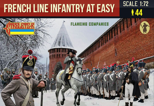 Strelets-R 22572 Napoleonic French Line Infantry at Ease in Winter Dress (Flanking Companies)