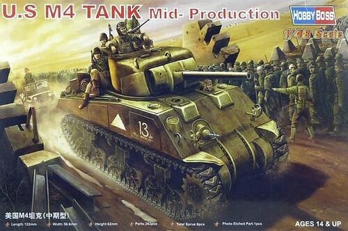 Hobby Boss 84802 U.S M4 TANK (Mid -Model)