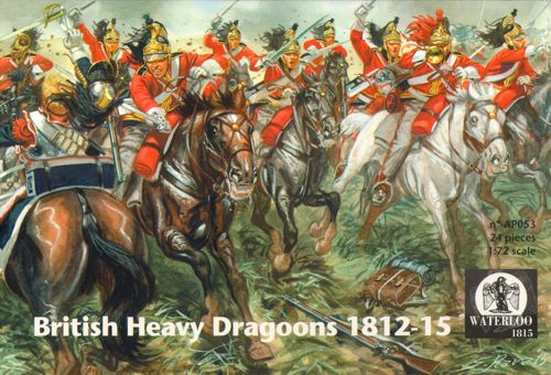 Waterloo 1815 AP053 British Heavy Dragoons 1812-1815 (12 horses and 12 riders)