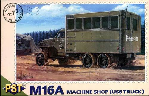 PST 72056 Soviet M16A Machine shop truck on Studebaker US6
