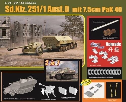 Dragon 6664 Sd.Kfz. 251/1 Ausf. D mit 7,5 cm PaK 40
