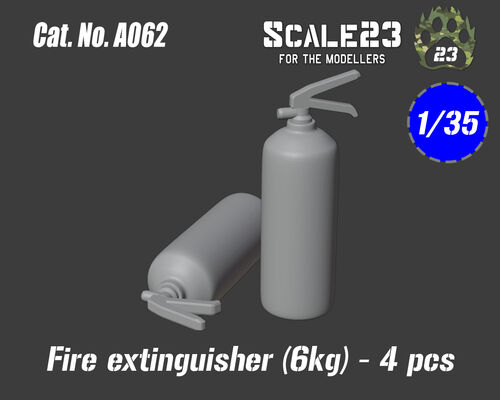 Scale23 35-A062 Fire extinguisher (6kg) - 4 pcs
