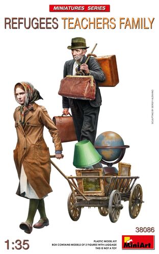 MiniArt 38086 Refugees Teachers Family