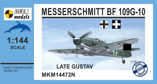 Mark I Models 144072N Messerschmitt Bf-109 G-10 Gustav (2 mod.)