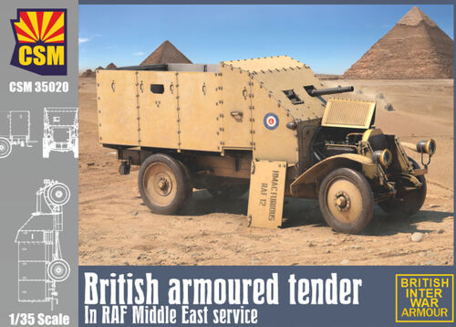 Copper State Models 35020 British Armoured Tender - RAF Middle East Service