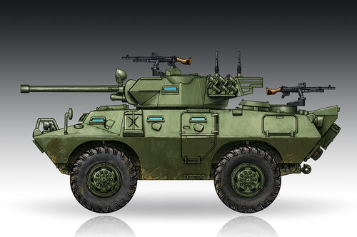 Trumpeter 07442 LAV-150 APC 90mm Mecar Gun