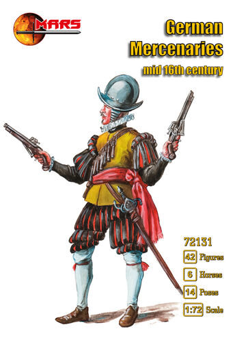 Mars 72131 German Mercenaries (Mid XVI century)