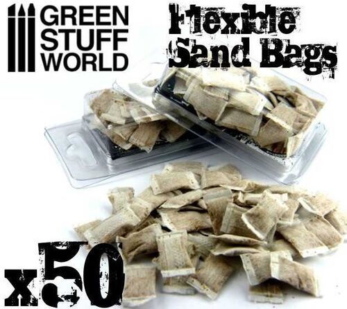 Green Stuff World 9216 Flexible Sand Bags x50