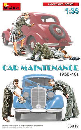 MiniArt 38019 Car Maintenance 1930-40s