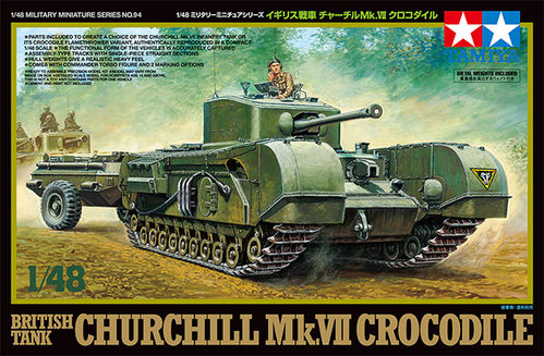 Tamiya 32594 British Tank Churchill Mk.VII - Crocodile