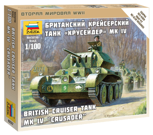 Zvezda 6227 British Tank Cruiser Mk. IV