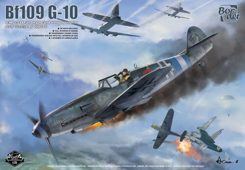 Border Model BF013 Bf 109 G-10 w/ WGr.21 & Full Engine and Weapon Interior