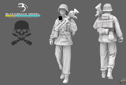 BlackSnake Model Waffen-06 German WWII Waffen SS Soldier 6 (1 figure)