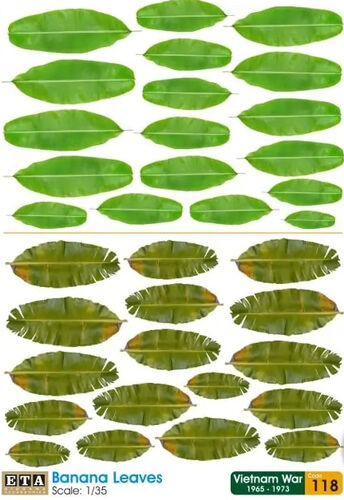 ETA DIORAMA ACCESSORIES 118 Banana Leaves
